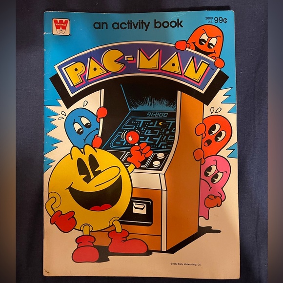 Whitman | Other | 982 Pac Man Activity Book | Poshmark